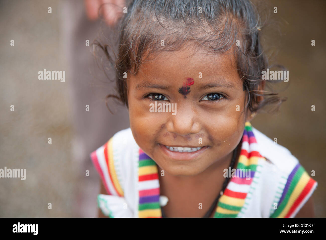 Indian girl smile hi-res stock photography and images - Alamy