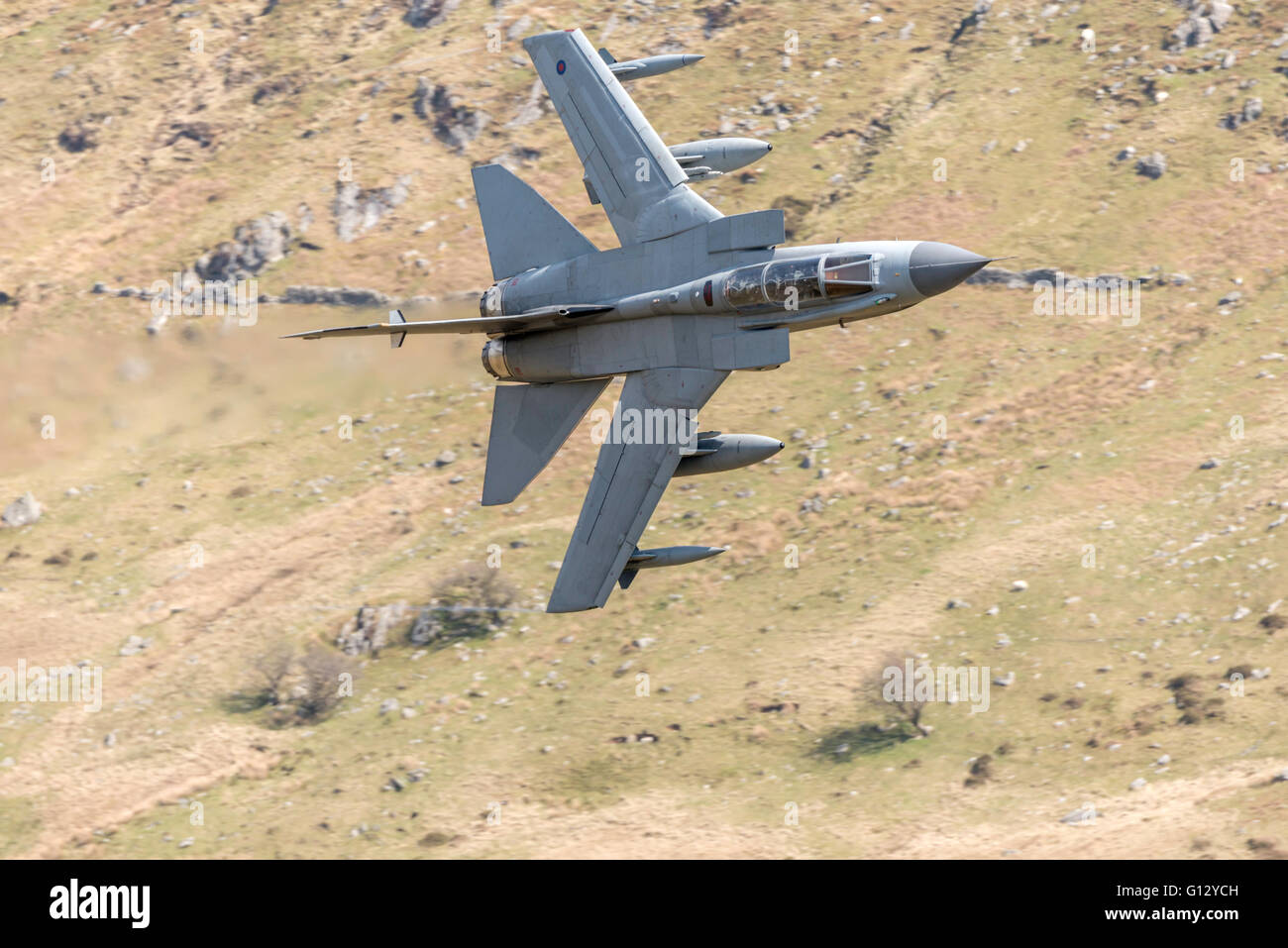 Tornado GR4 Mach Loop Wales Uk Stock Photo - Alamy
