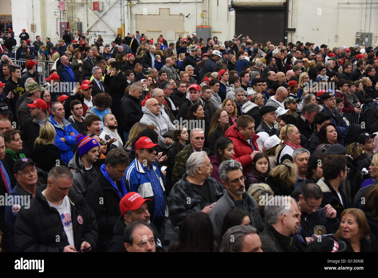 Donald Trump attends his political rally for the presidency of the ...