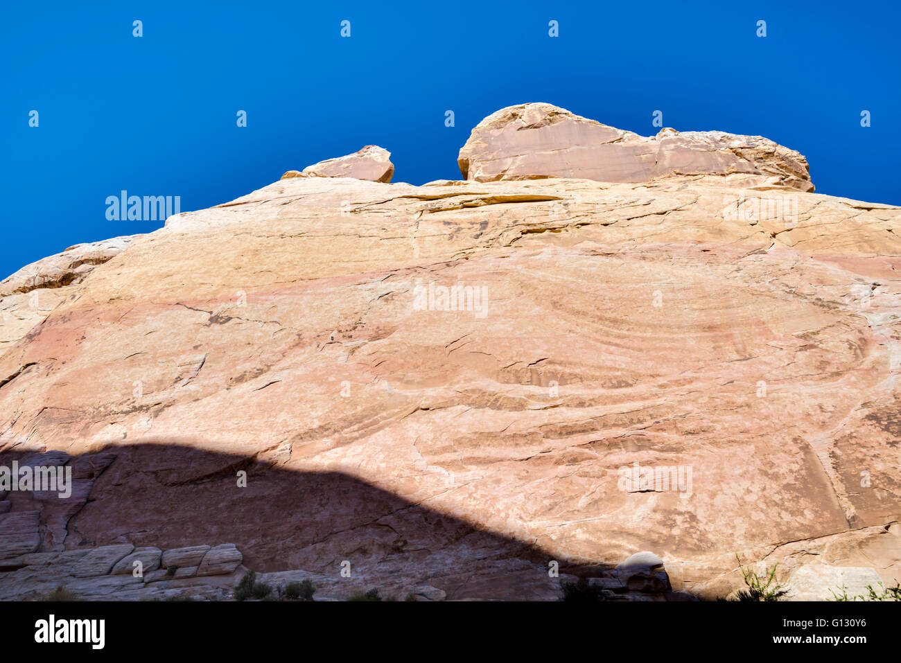 Large rock formation. Valley of Fire State Park, Nevada Stock Photo - Alamy