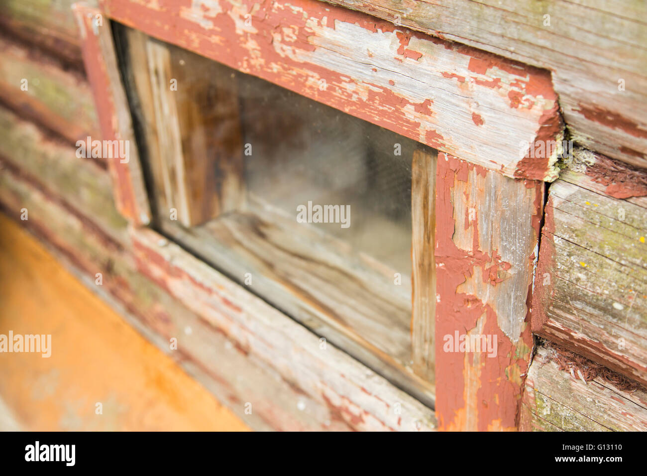 Old window frame Stock Photo - Alamy