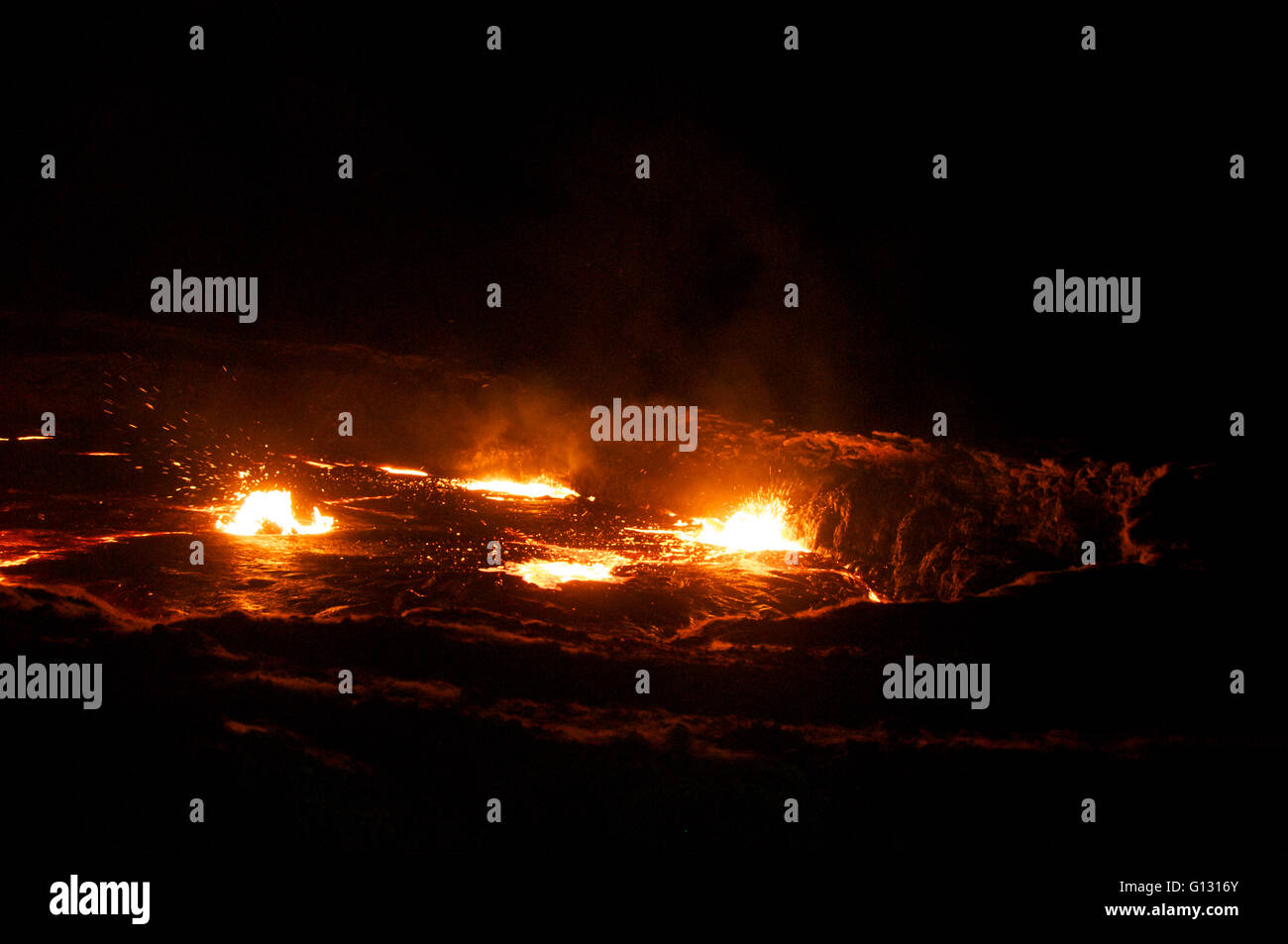 Ethiopia-Danakil Depression, Erta Ale Volcano Stock Photo - Alamy
