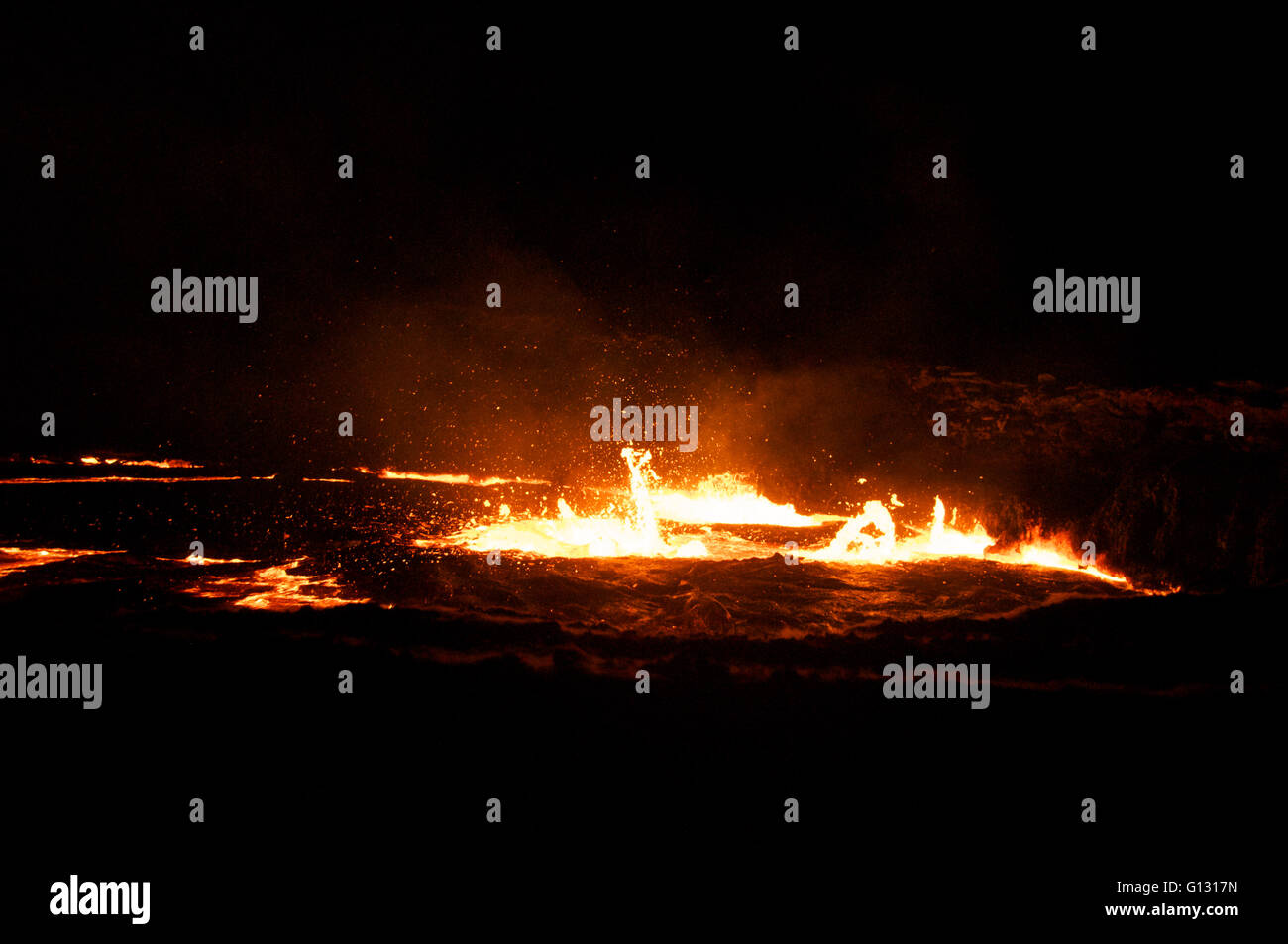 Ethiopia-Danakil Depression, Erta Ale Volcano Stock Photo - Alamy