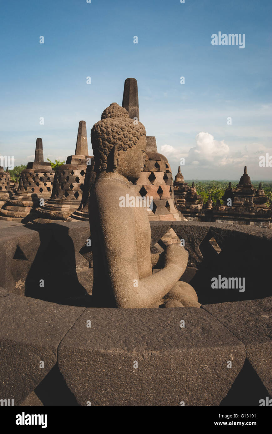 Borobudur buddha temple hi-res stock photography and images - Alamy