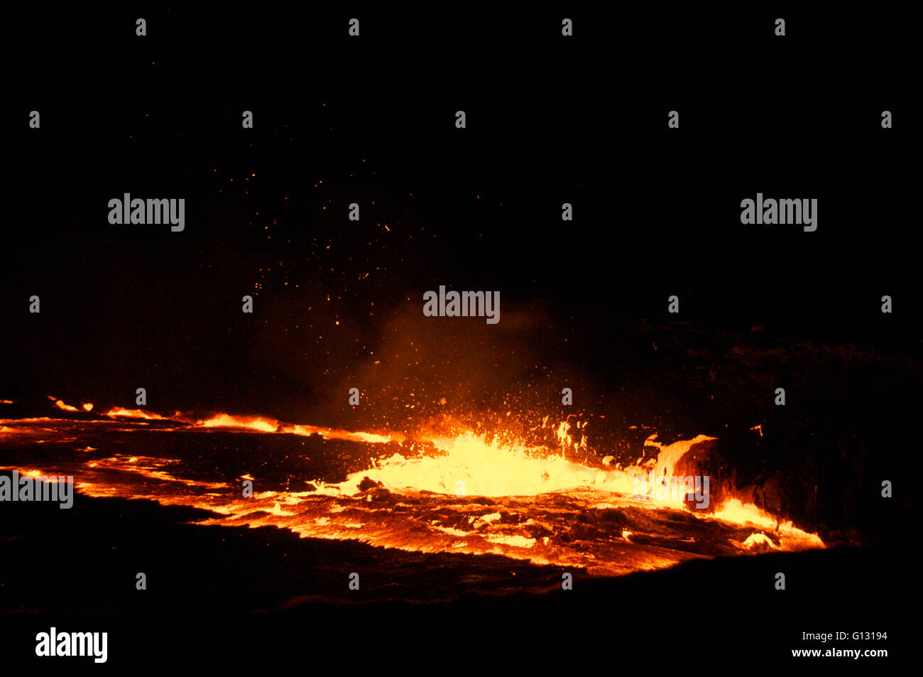 Ethiopia-Danakil Depression, Erta Ale Volcano Stock Photo - Alamy