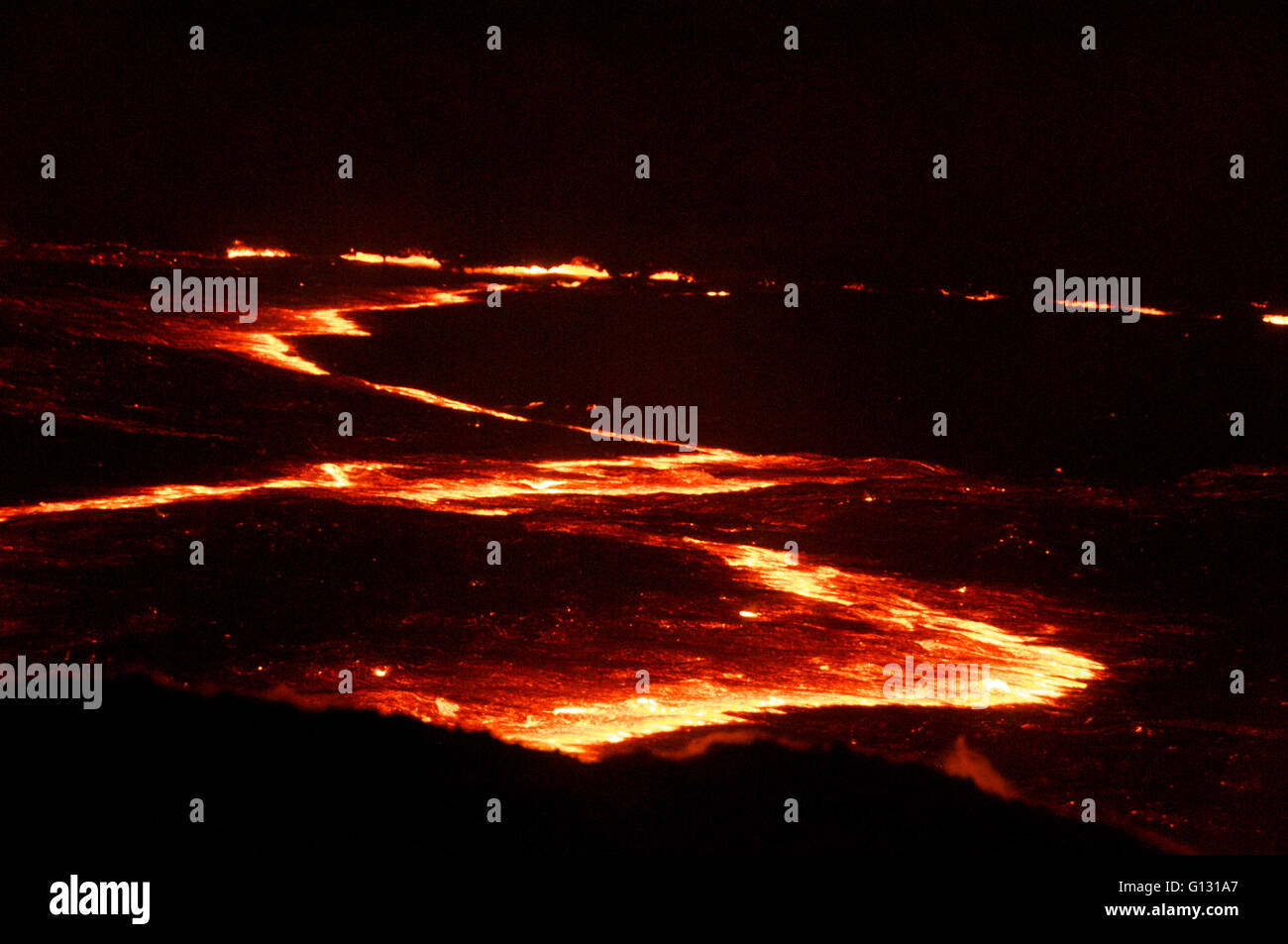 Ethiopia-Danakil Depression, Erta Ale Volcano Stock Photo - Alamy