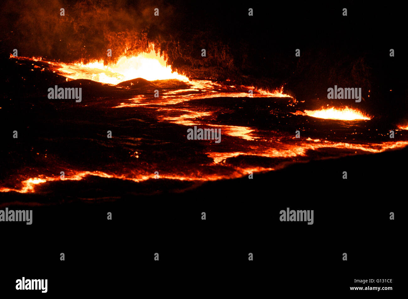 Ethiopia-Danakil Depression, Erta Ale Volcano Stock Photo - Alamy