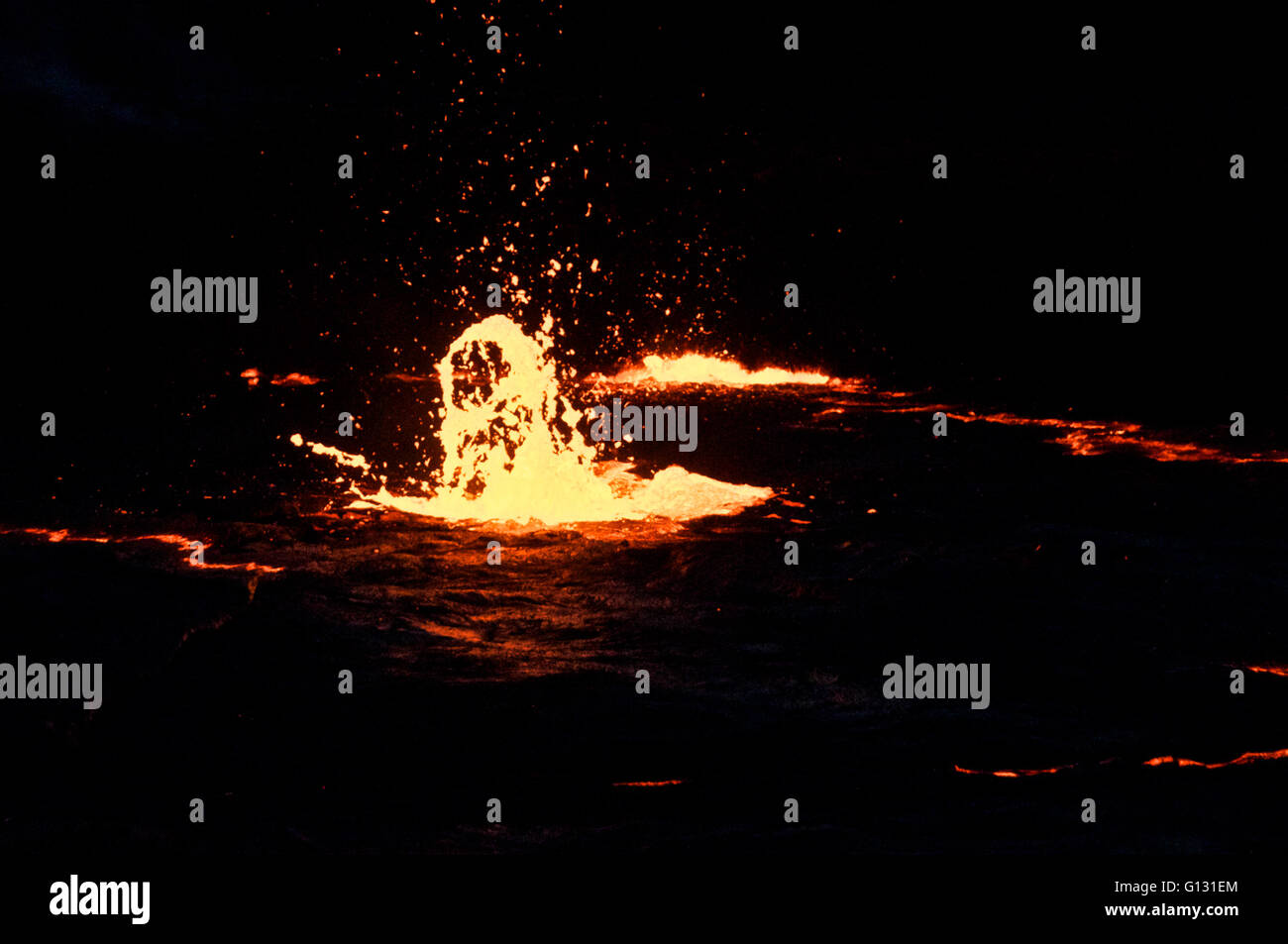 Ethiopia-Danakil Depression, Erta Ale Volcano Stock Photo - Alamy