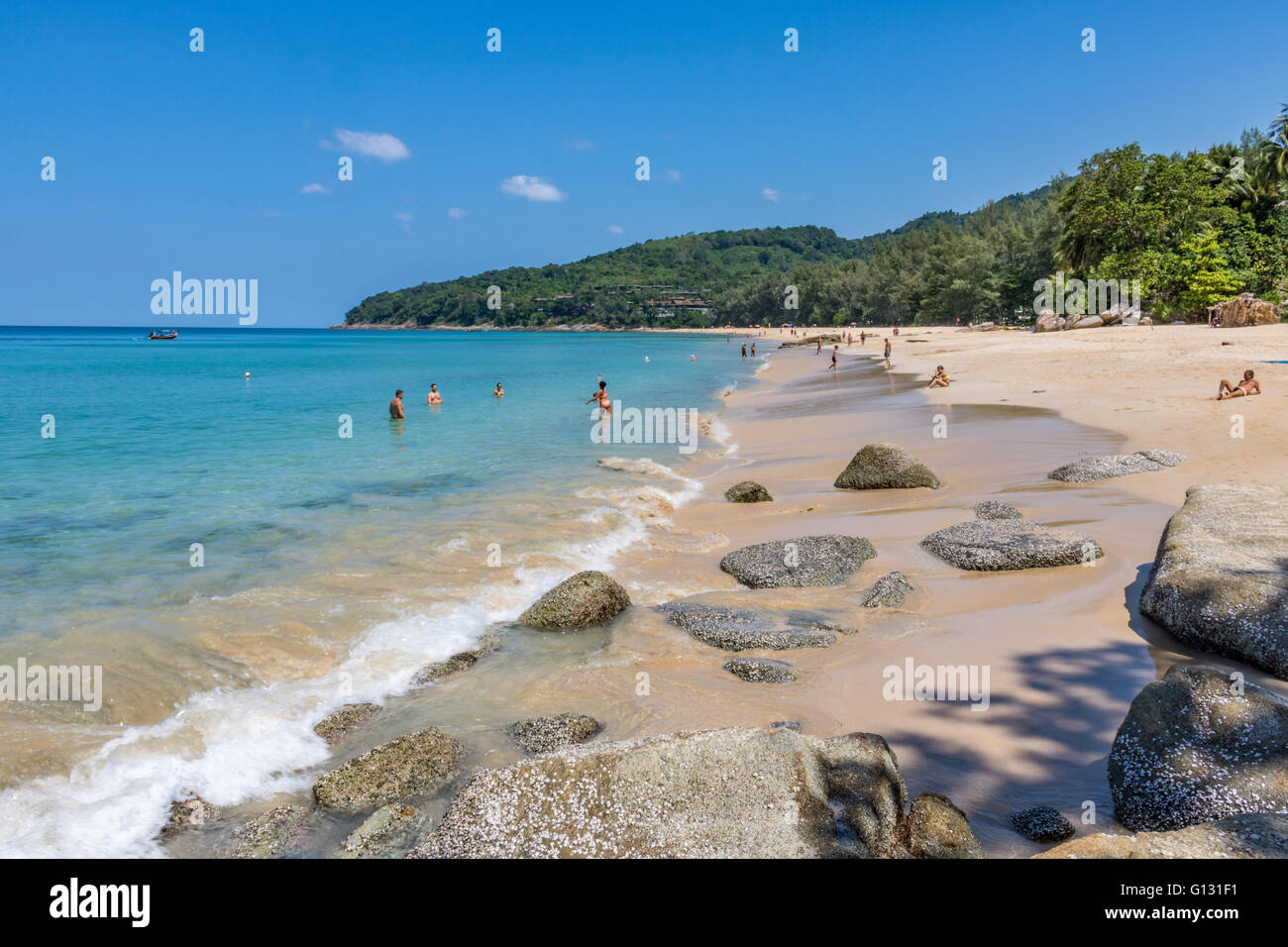 Thailand Phuket Naithon Beach Stock Photo - Alamy