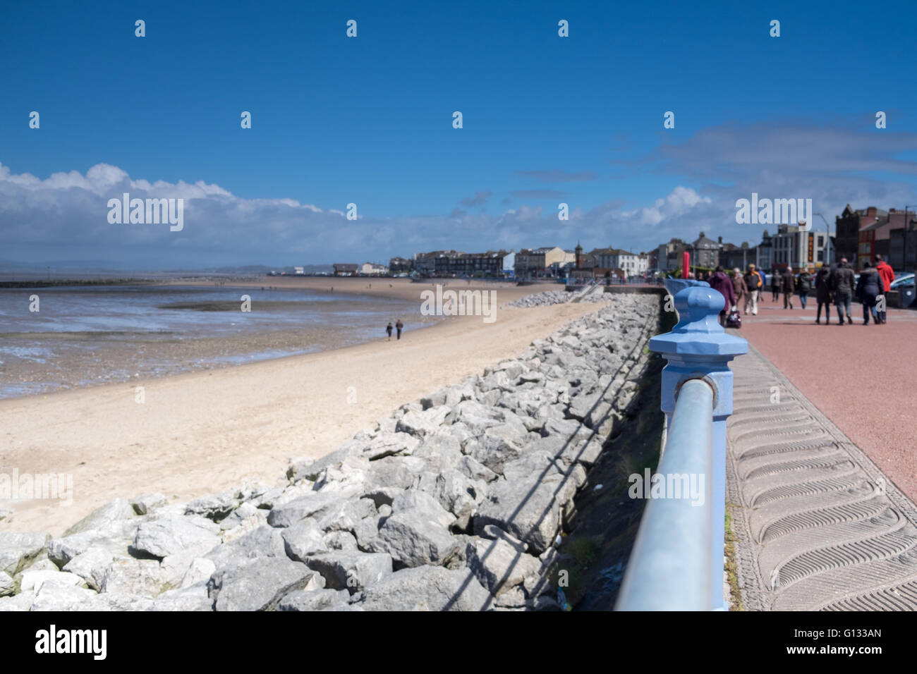 Morecambe beach tower hi-res stock photography and images - Alamy
