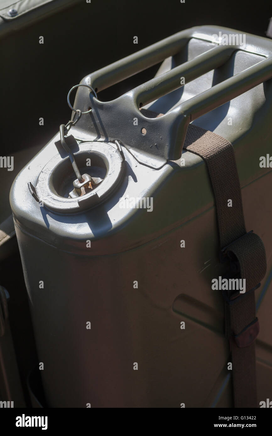 Vintage jerry can hi-res stock photography and images - Alamy