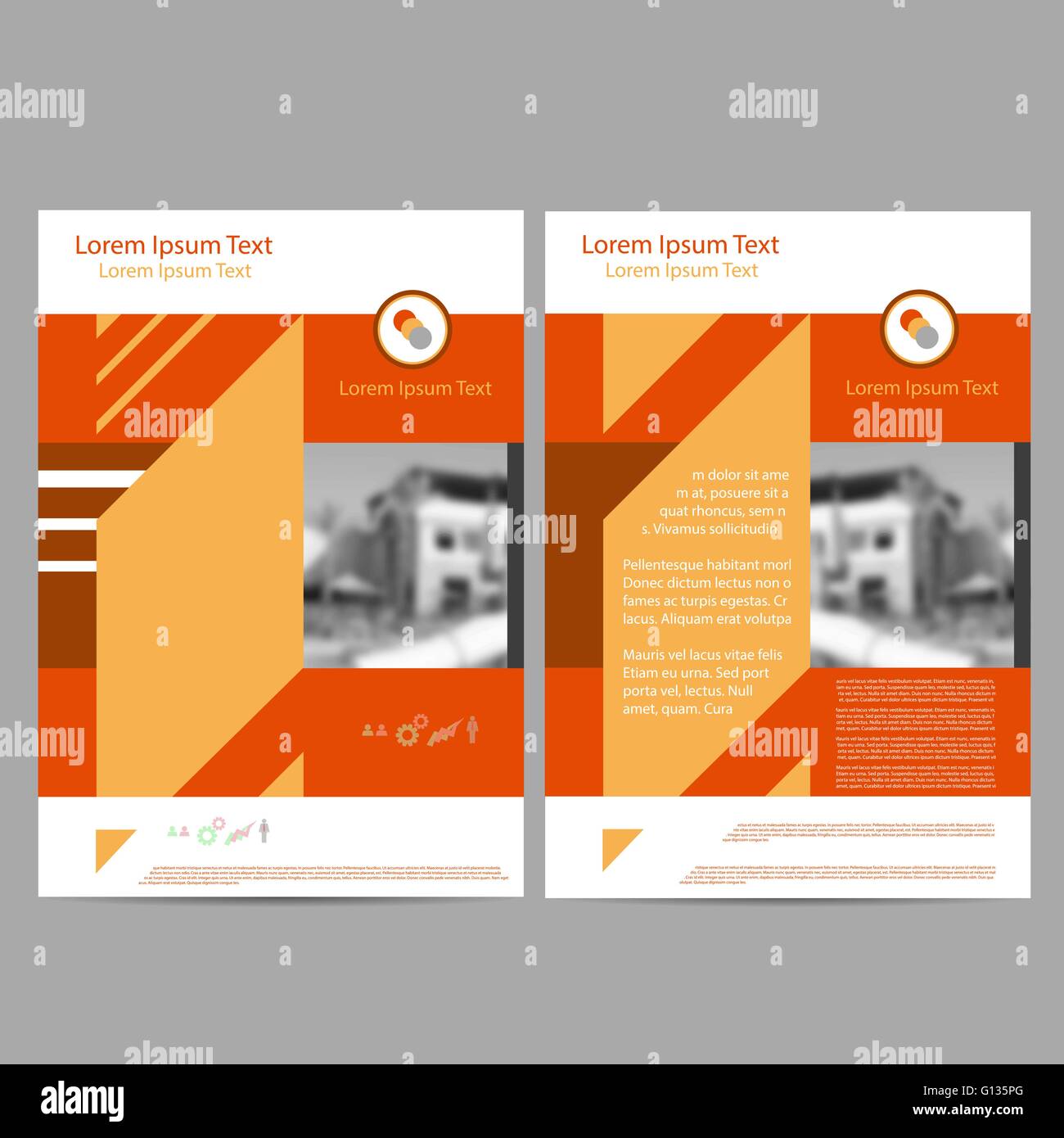 Book Cover Layout Design, Abstract Presentation Stock Vector Image ...