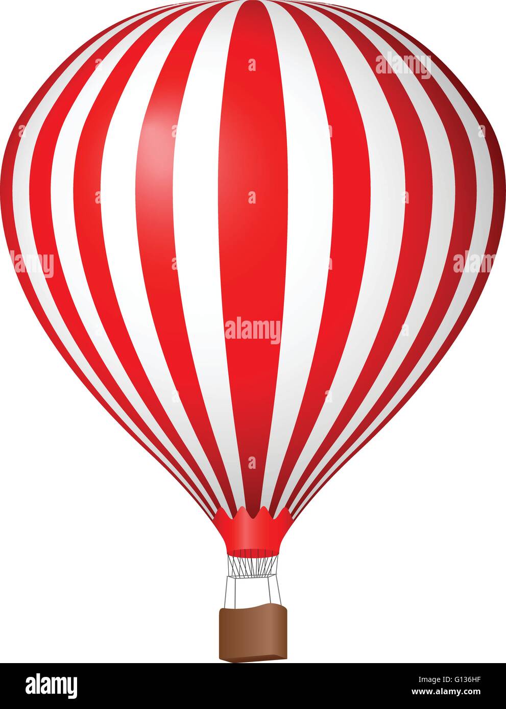 Air balloon on a white background Stock Vector Image & Art - Alamy