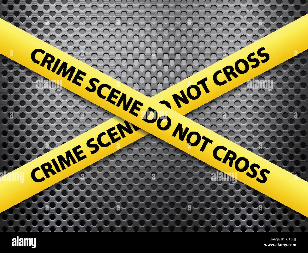 Scene of a crime Stock Vector Images - Alamy
