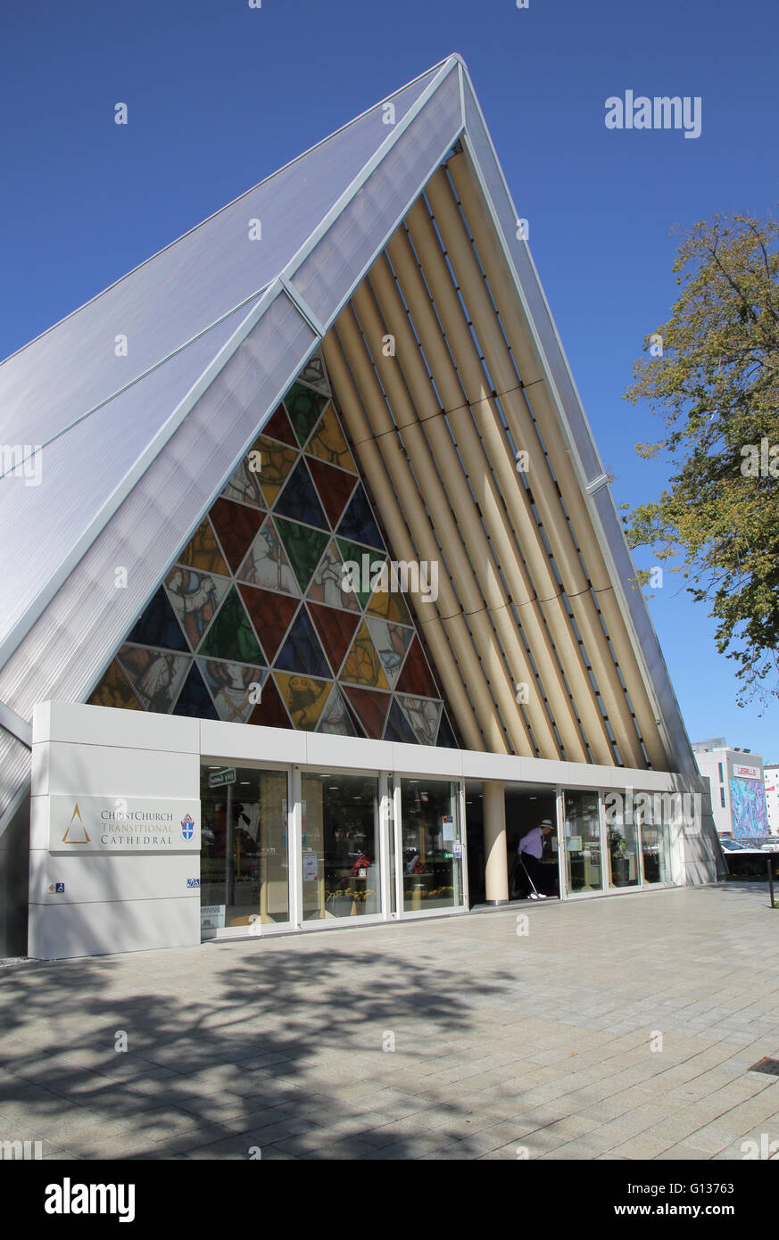 the transitional cardboard cathedral in christchurch new zealand south ...