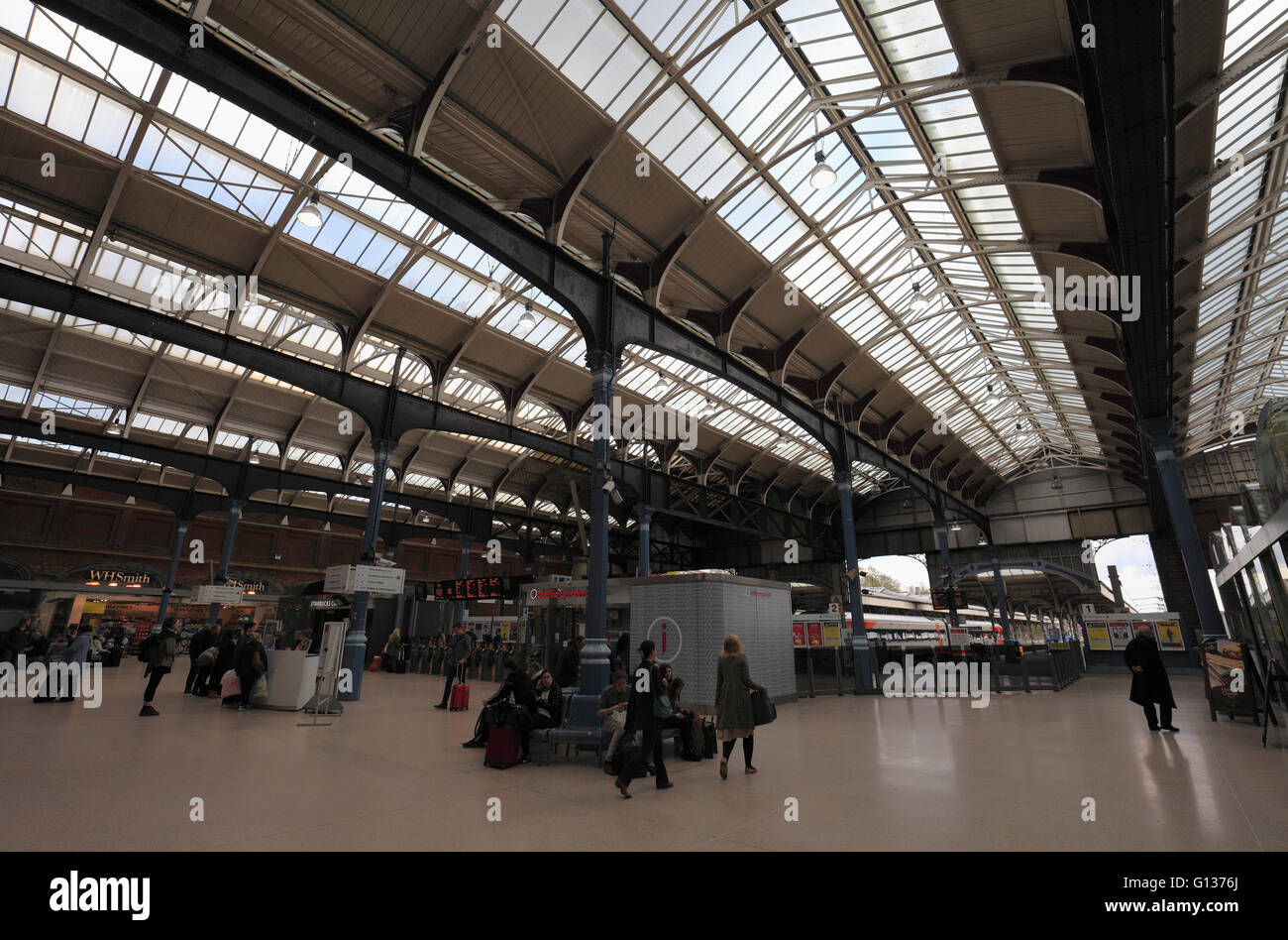 Inside Norwich railway station, UK Stock Photo - Alamy
