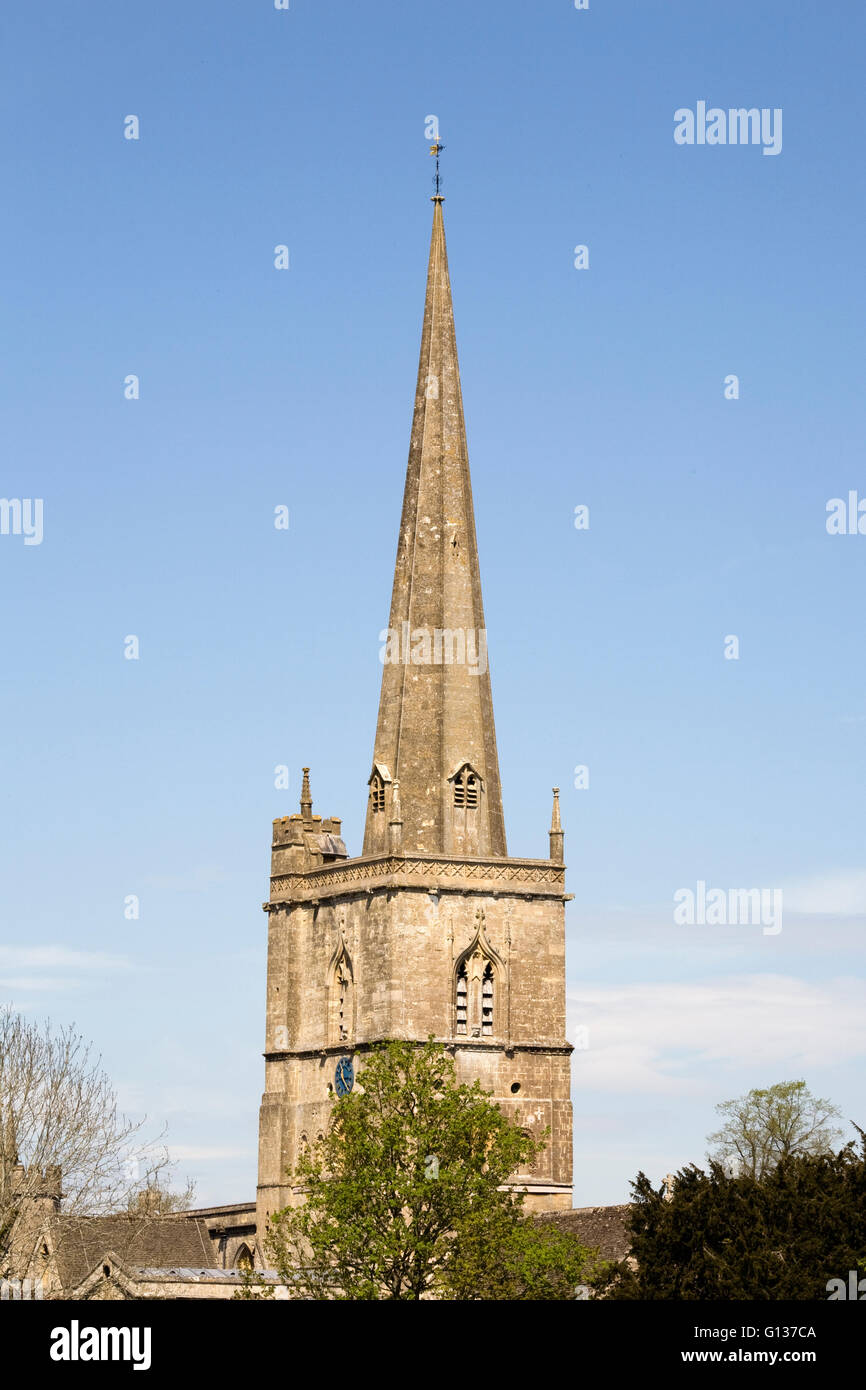 St John the Baptist Church, Burford Stock Photo - Alamy