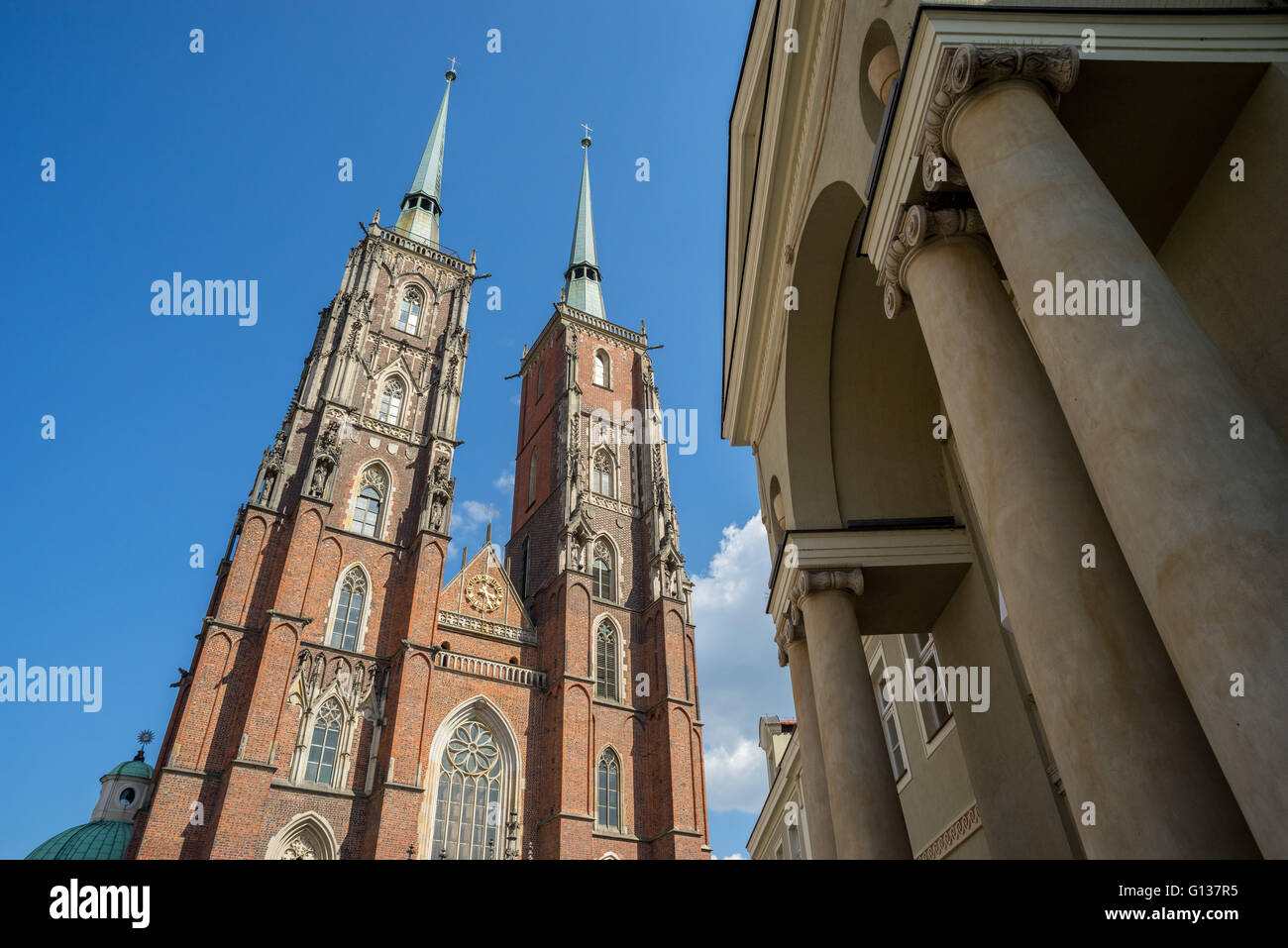 Ostrow Tumski Towers of Saint John The Baptist's Cathedral Wroclaw ...