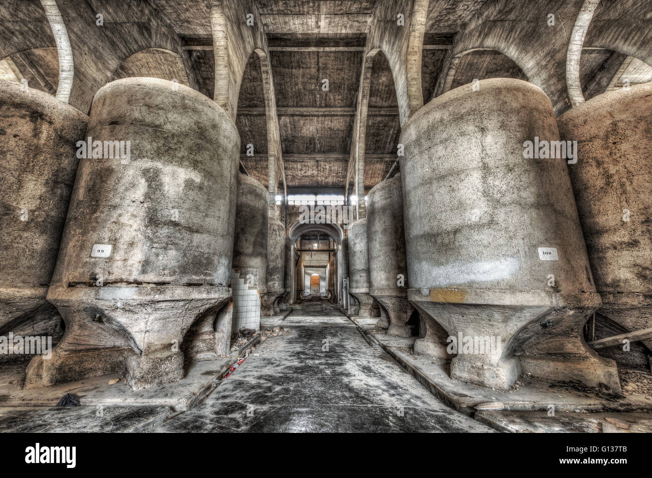 Concrete wine tanks hi-res stock photography and images - Alamy