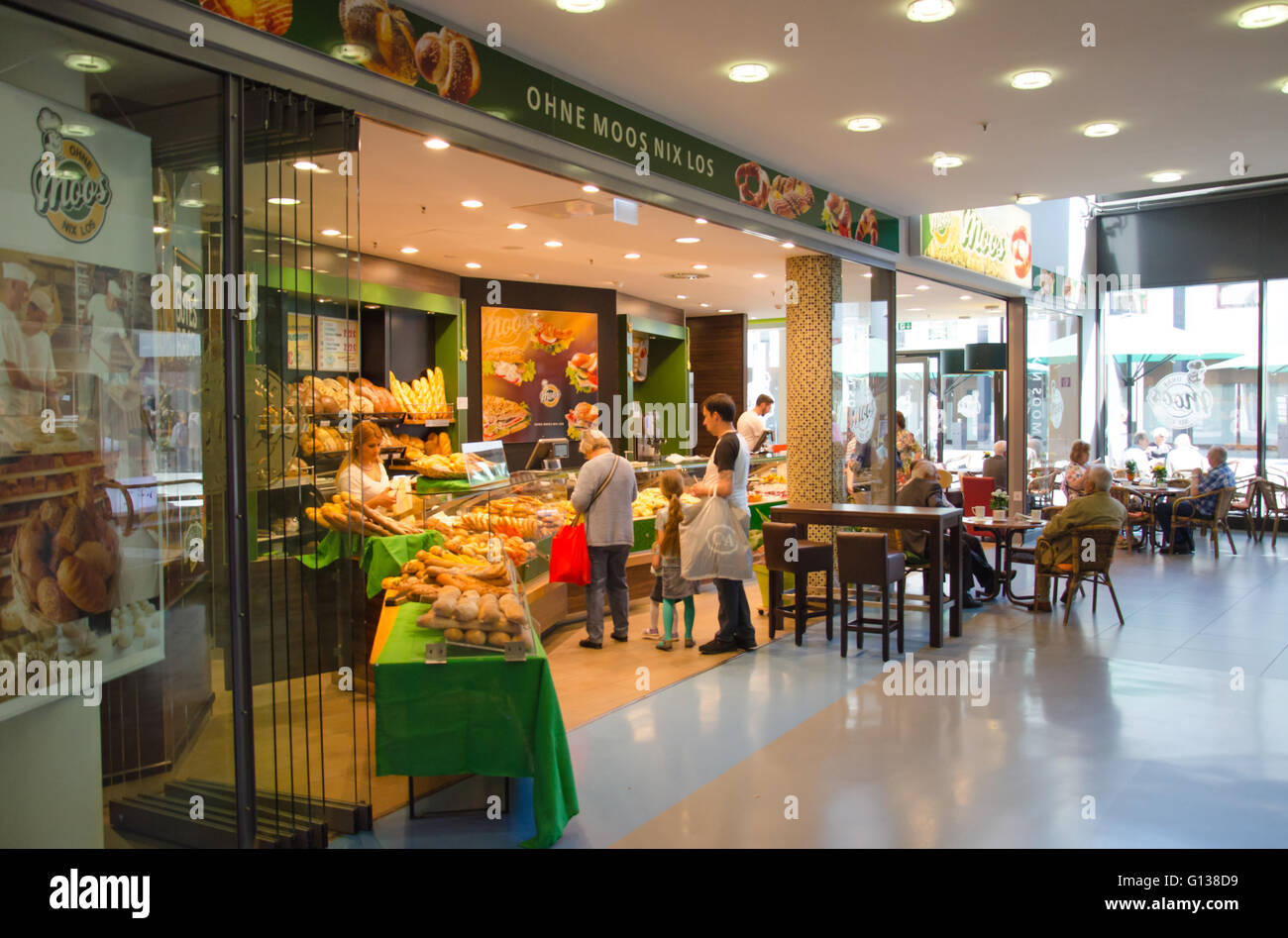 Bakery in a German mall Stock Photo - Alamy