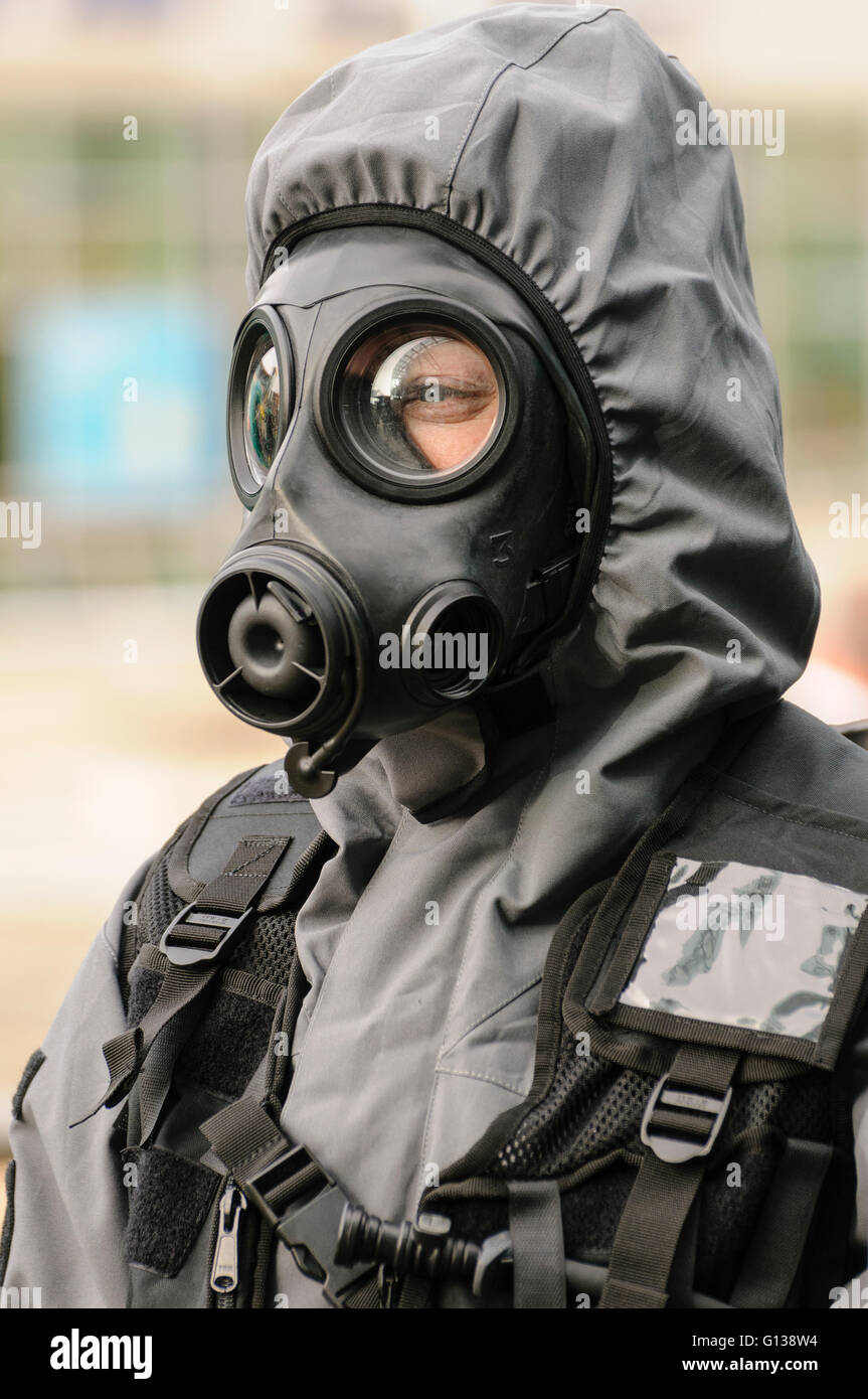 Gas tight chemical protective suit hi-res stock photography and images ...