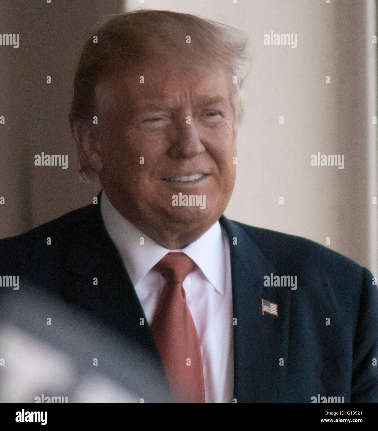 Omaha, Nebraska, USA 6th May, 2016 Presidential candidate Donald Trump ...