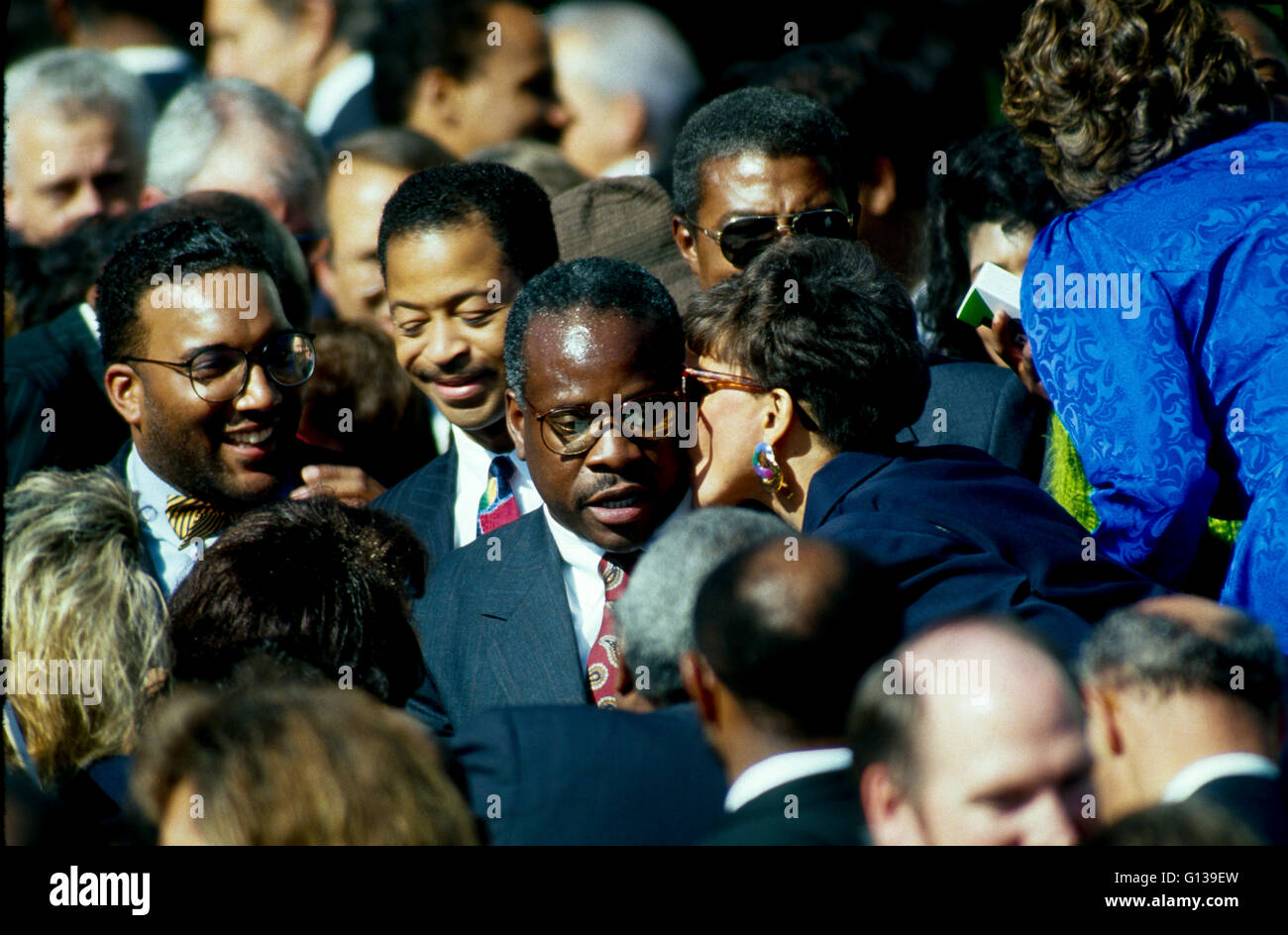 Washington, DC., USA . 18th October, 1991 Judge Clarence Thomas is ...