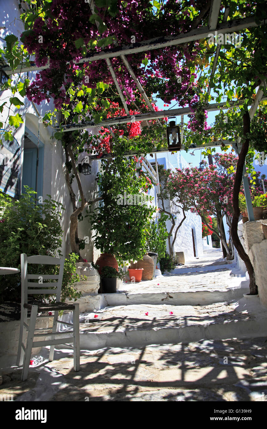 Chora village, Amorgos, Greece Stock Photo - Alamy