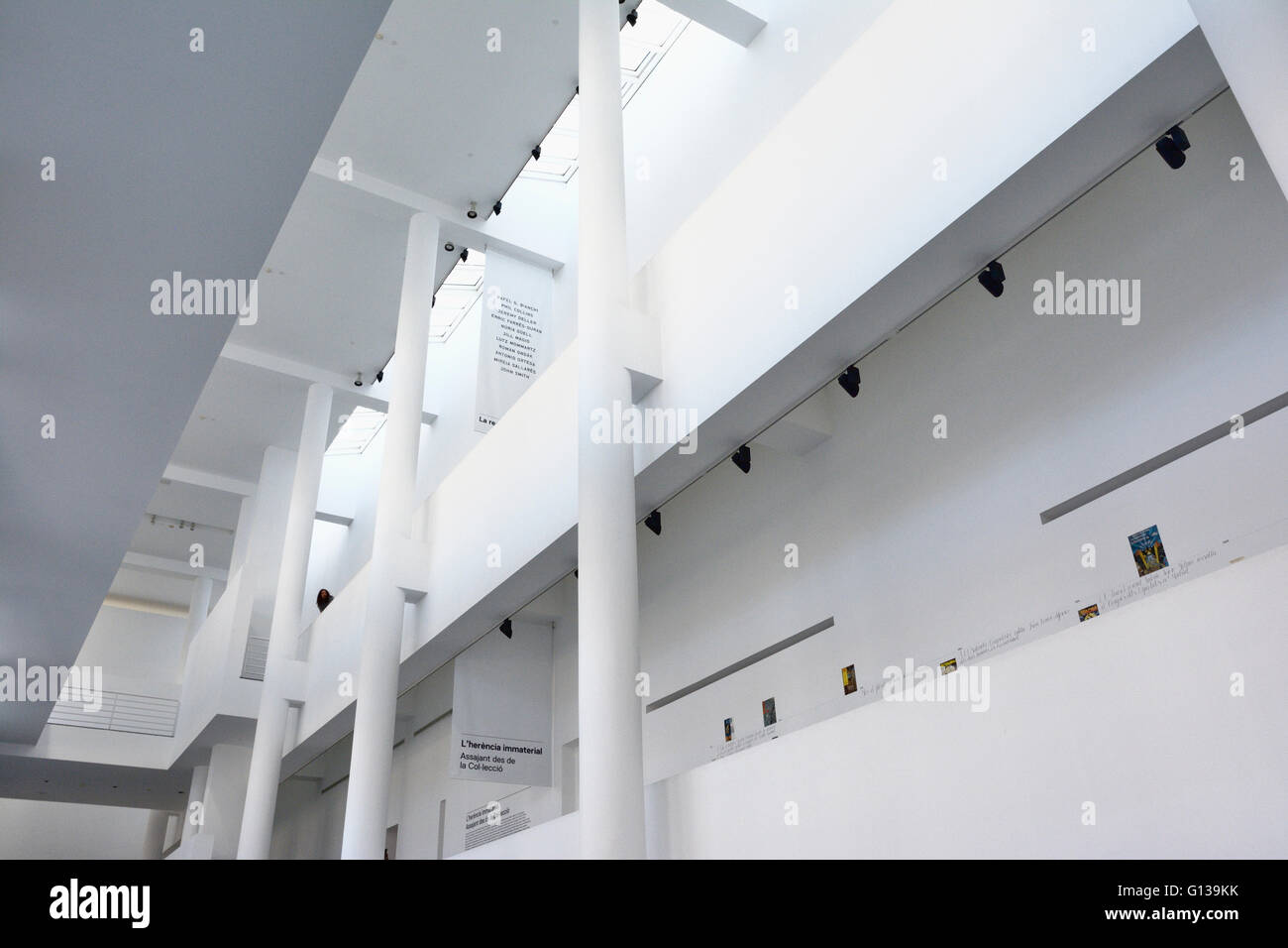 Interior. MACBA, Contemporary Art Museum Barcelona. Barcelona ...