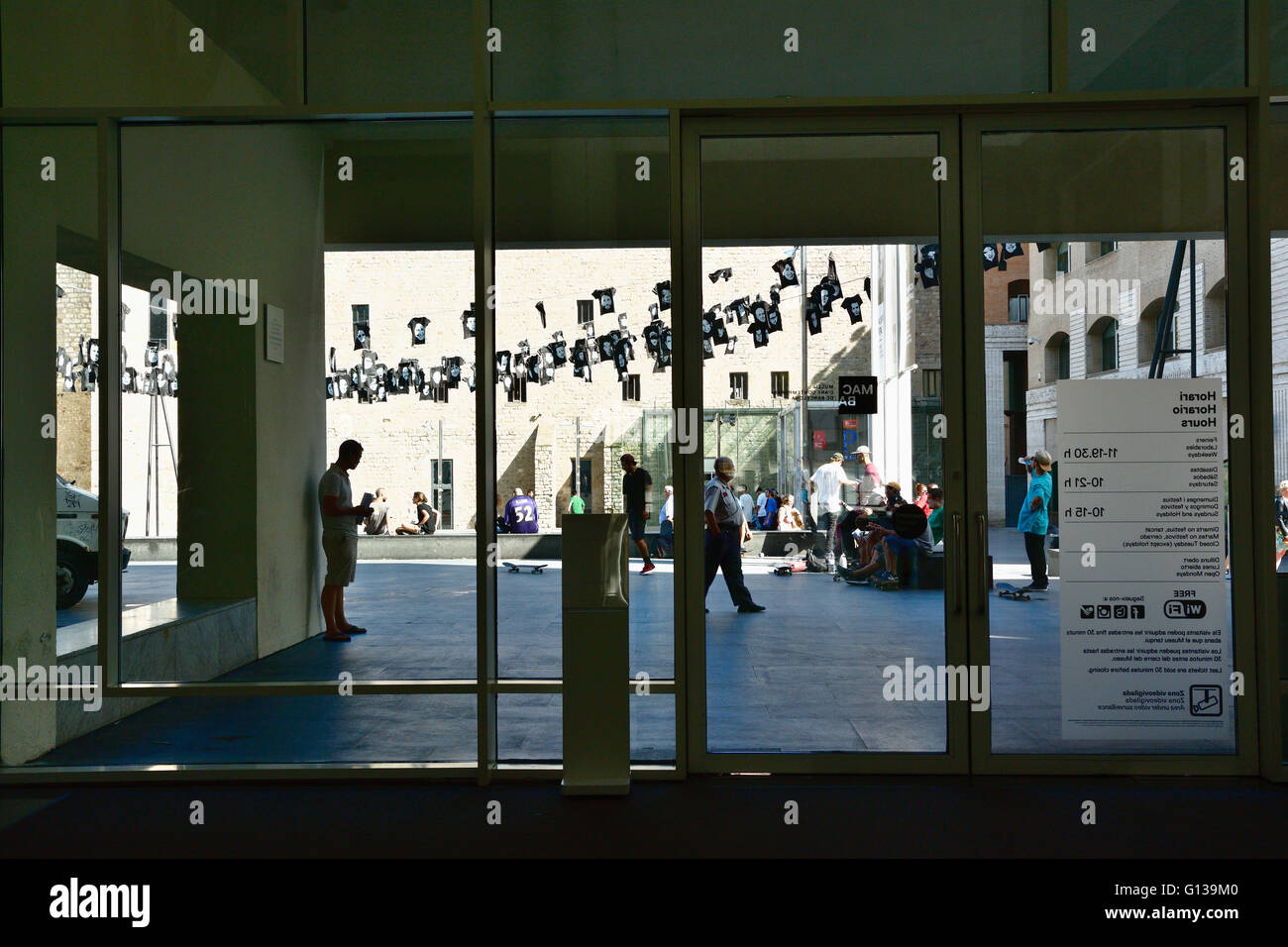 Interior. MACBA, Contemporary Art Museum Barcelona. Barcelona ...