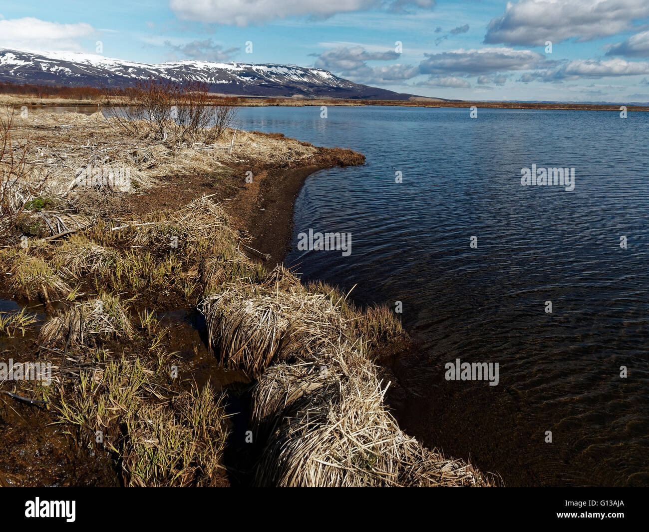 Fontana natural spring spa, Iceland Stock Photo - Alamy