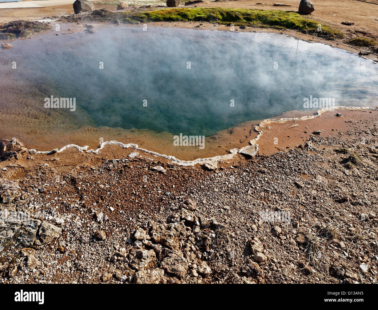 Geysir geothermal area, Golden circle, Iceland Stock Photo - Alamy