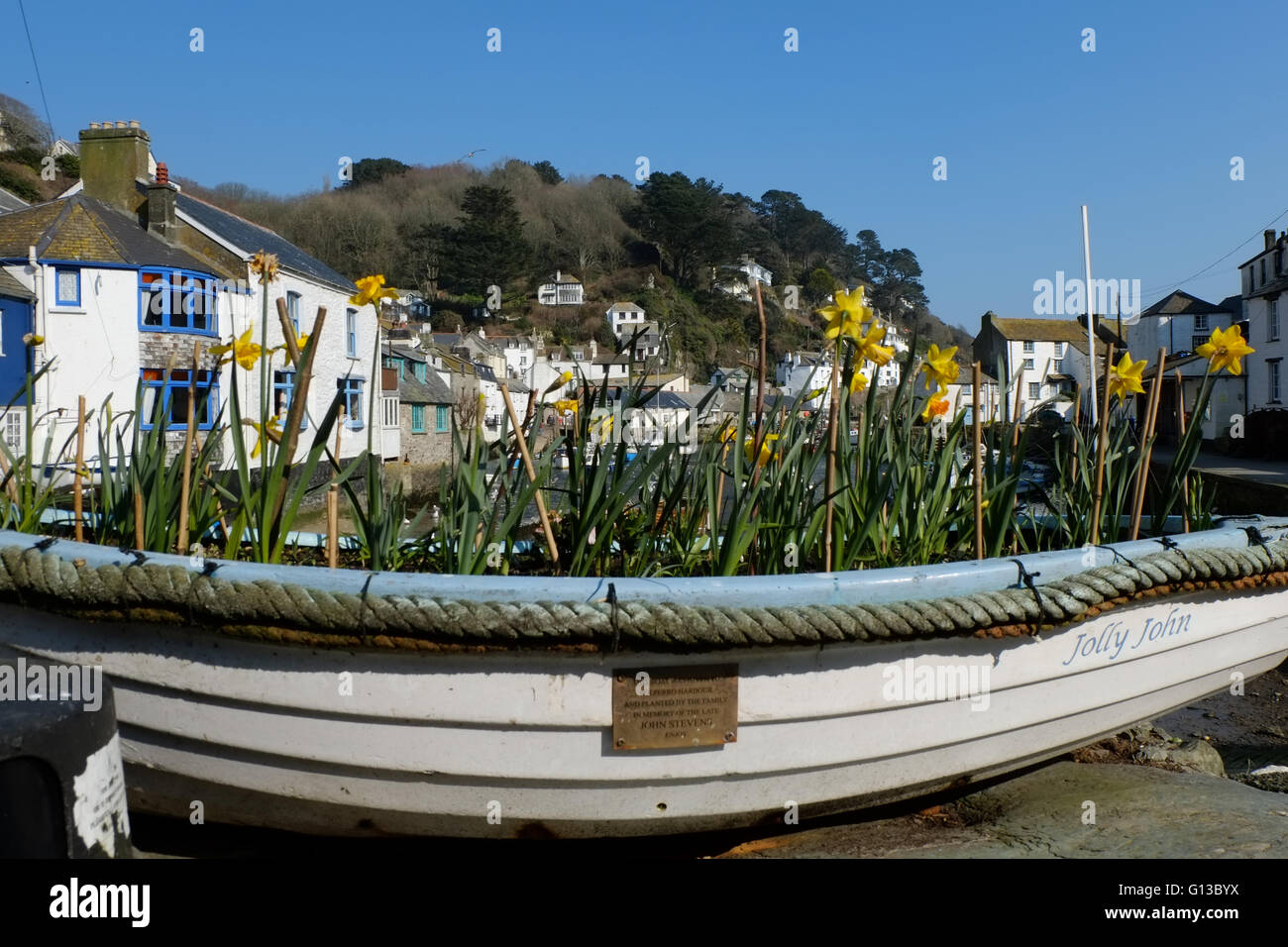 Polperro near Looe in Cornwall Stock Photo - Alamy