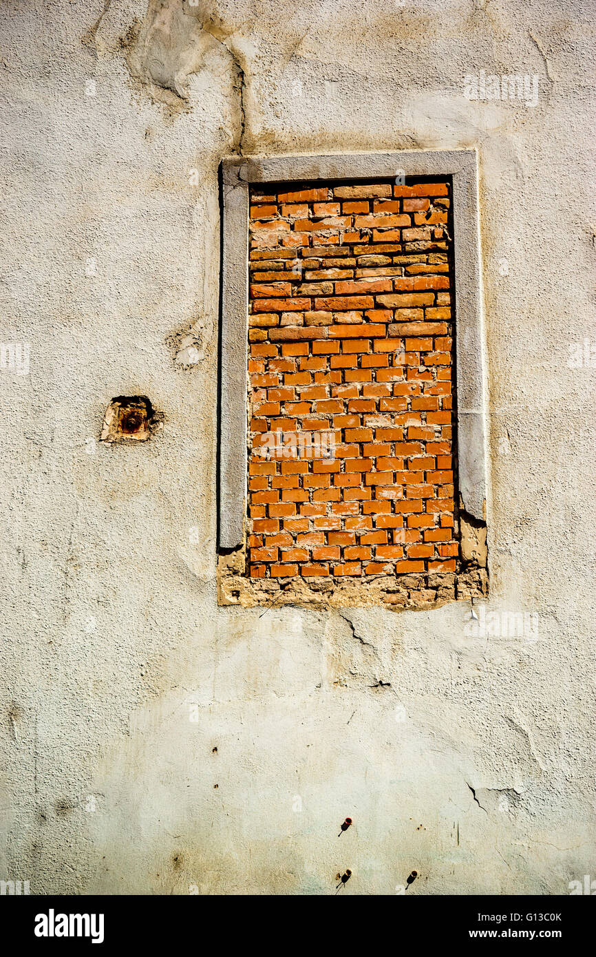 Bricked up Window Stock Photo - Alamy