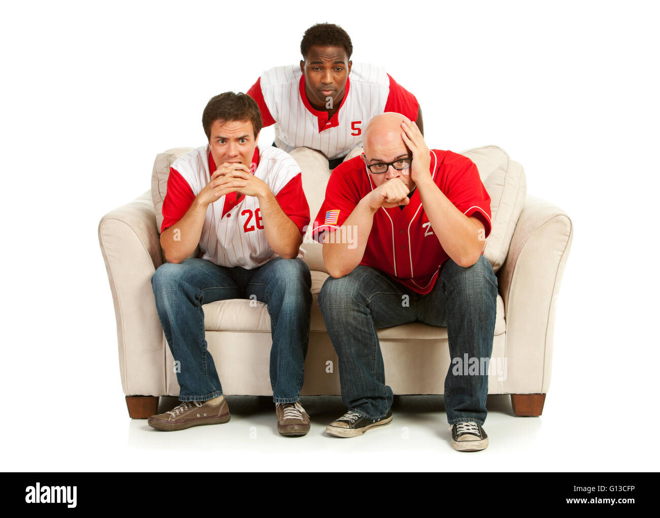 Sport fan praying Cut Out Stock Images & Pictures - Alamy