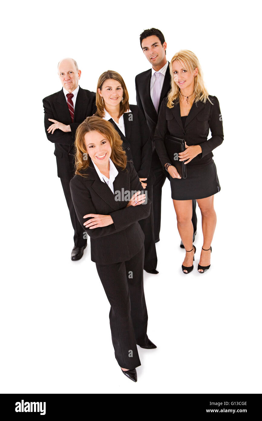 Team poses in Cut Out Stock Images & Pictures - Alamy