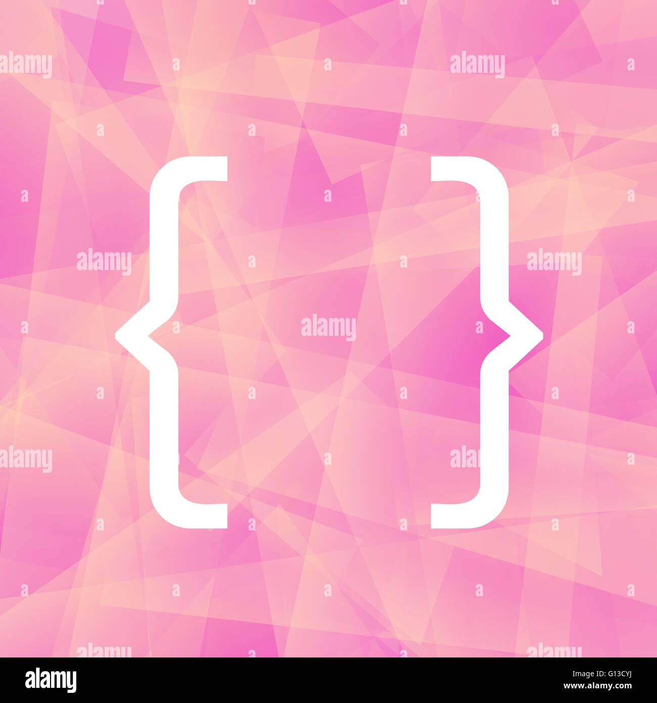 Curly bracket image Stock Vector Images - Alamy