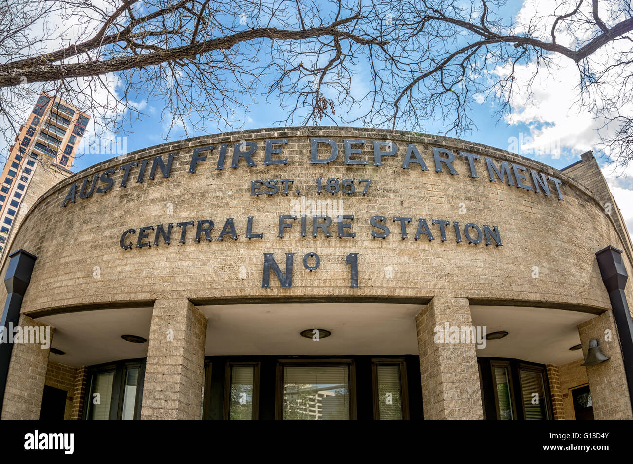Austin central fire station hi-res stock photography and images - Alamy