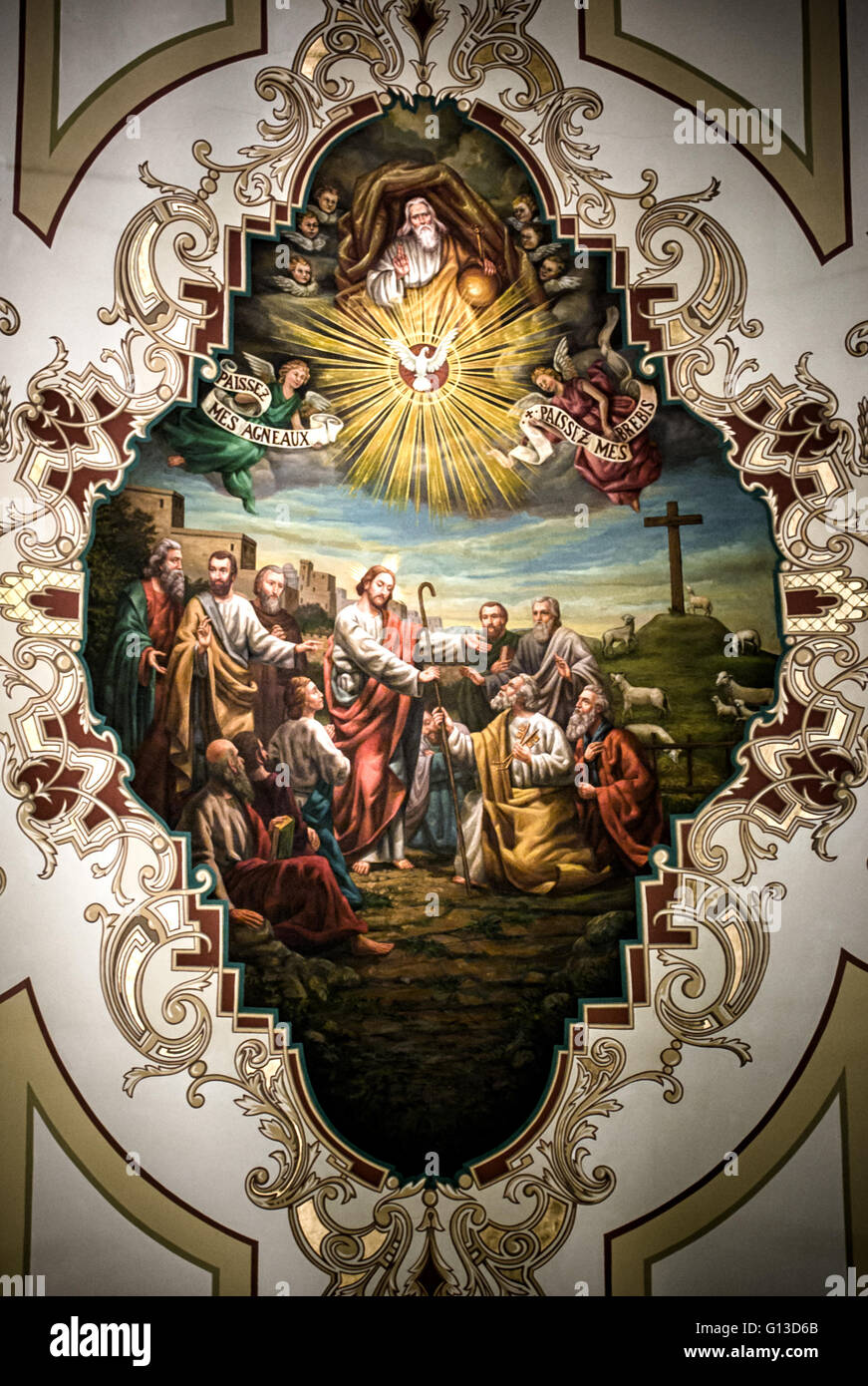 St. Louis Cathedral Ceiling Art Stock Photo - Alamy