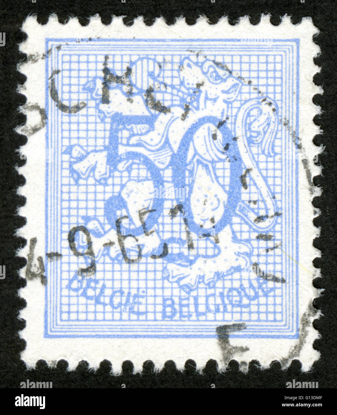 Belgium Post Mark Stamp High Resolution Stock Photography and Images ...