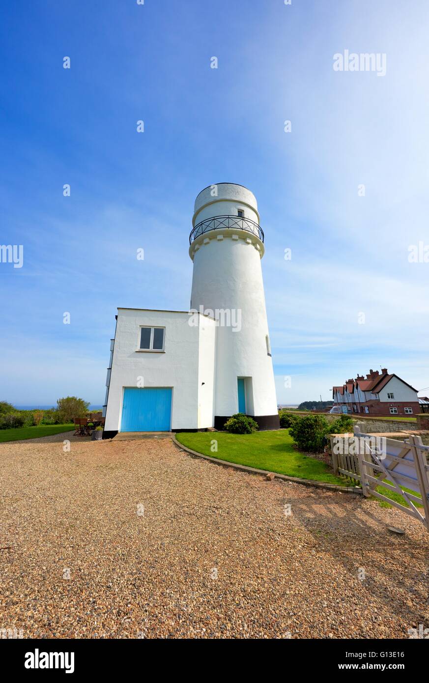 Old Hunstanton Lighthouse the first parabolic reflector which was built ...