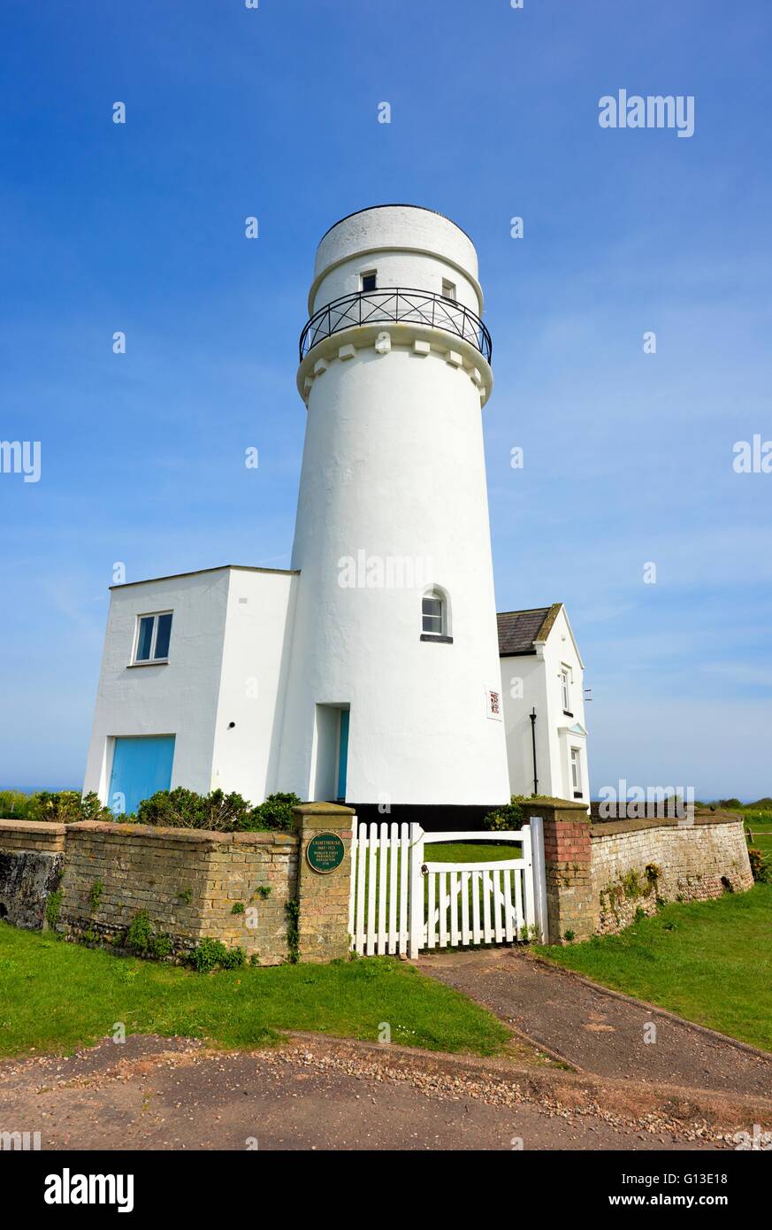 Old Hunstanton Lighthouse the first parabolic reflector which was built ...