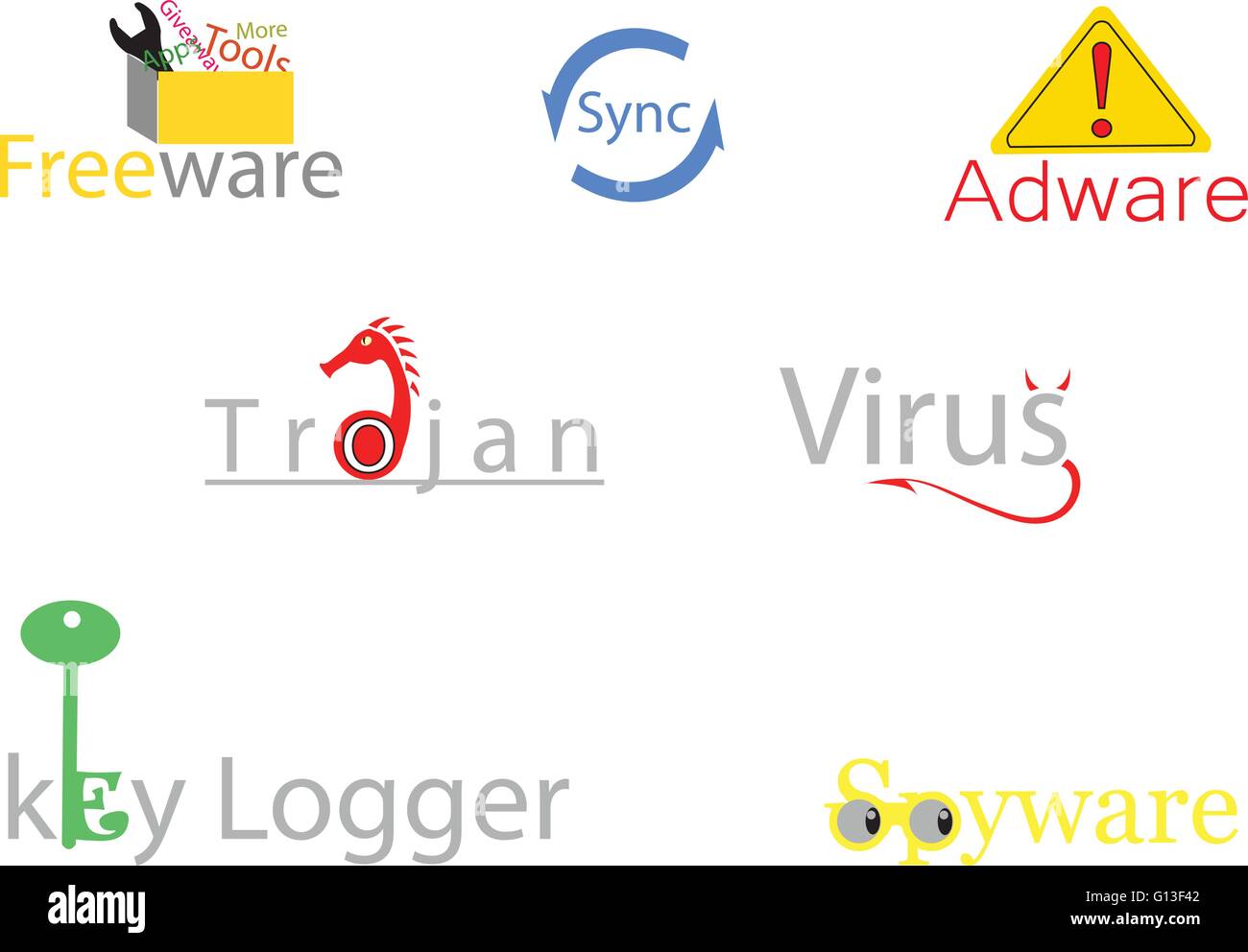 PC Tune-up Logos Stock Vector Image & Art - Alamy