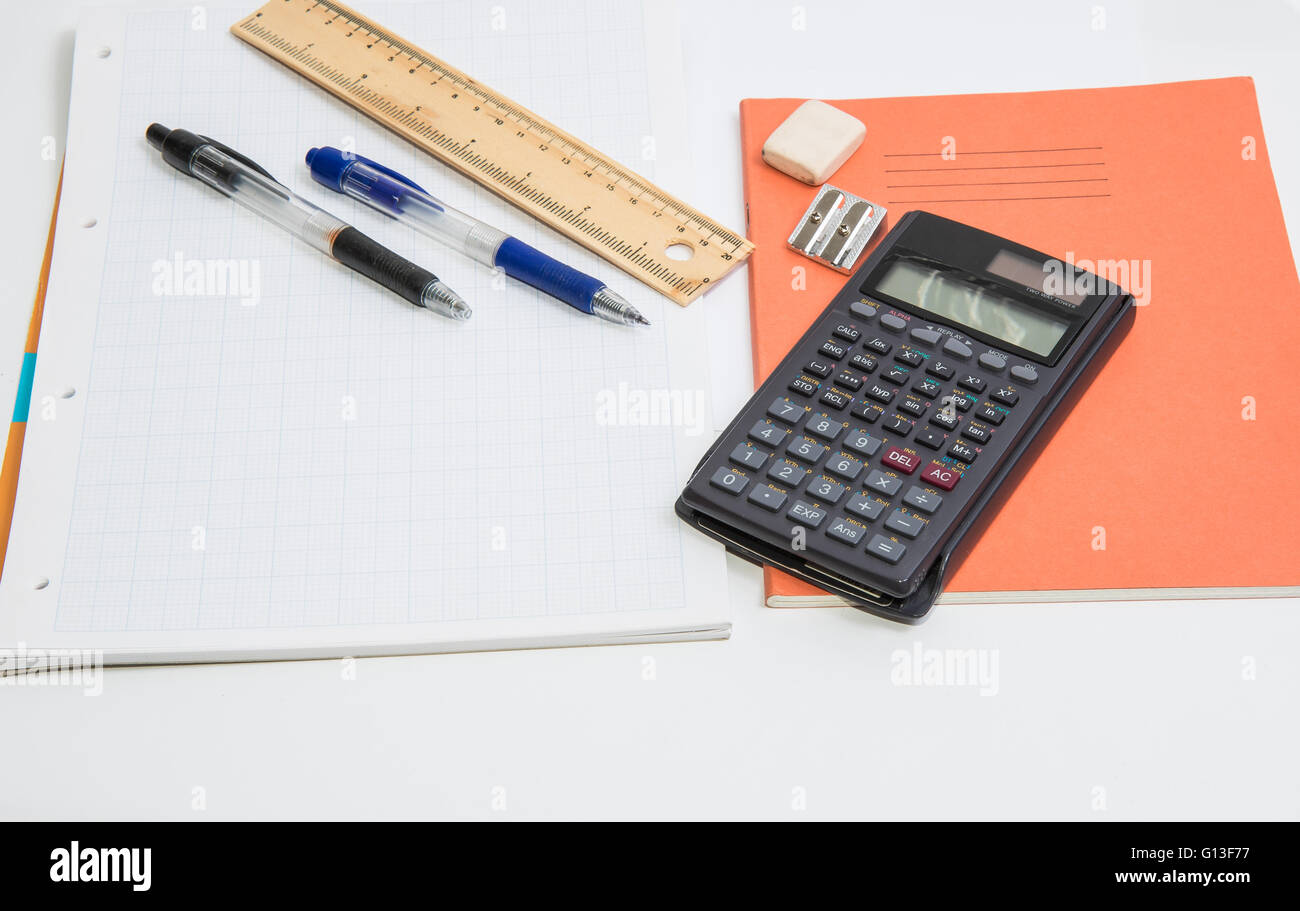 Mathematics on graph paper hi-res stock photography and images - Alamy