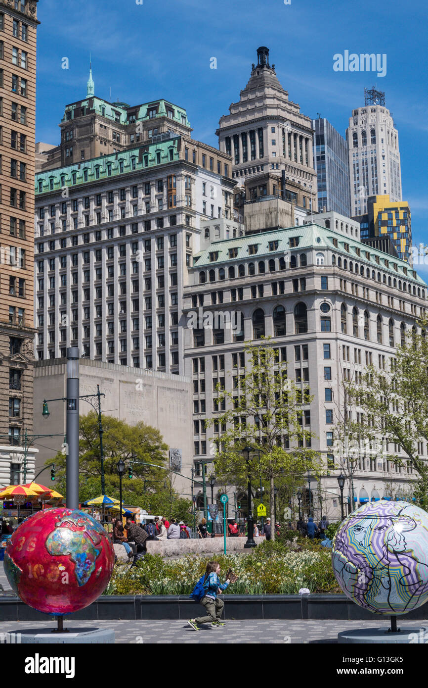 Cool Globes: Hot Ideas for a Cooler Planet, Battery Park, NYC, USA ...