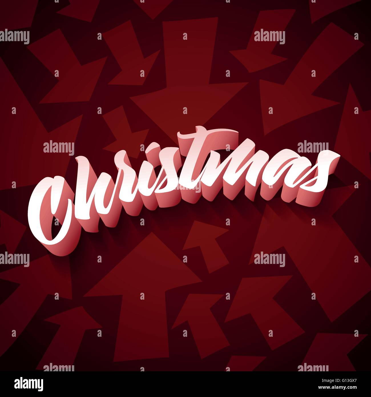 Vector Christmas design with arrows Stock Vector Image & Art - Alamy