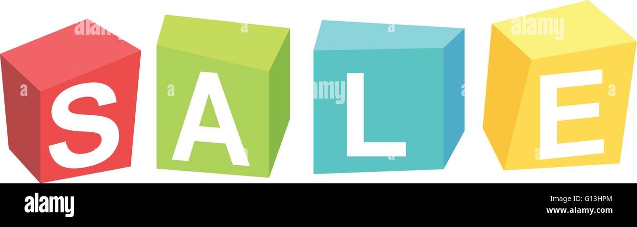 Shopping cubes Stock Vector Images - Alamy