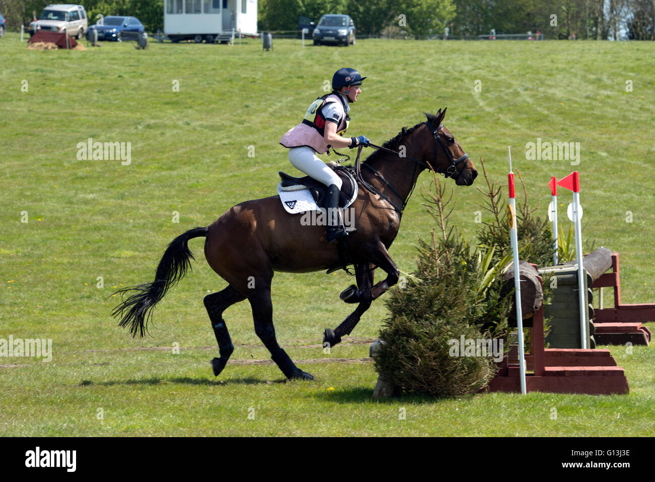 British Eventing Horse Trials, Moreton Morrell, Warwickshire, UK Stock ...