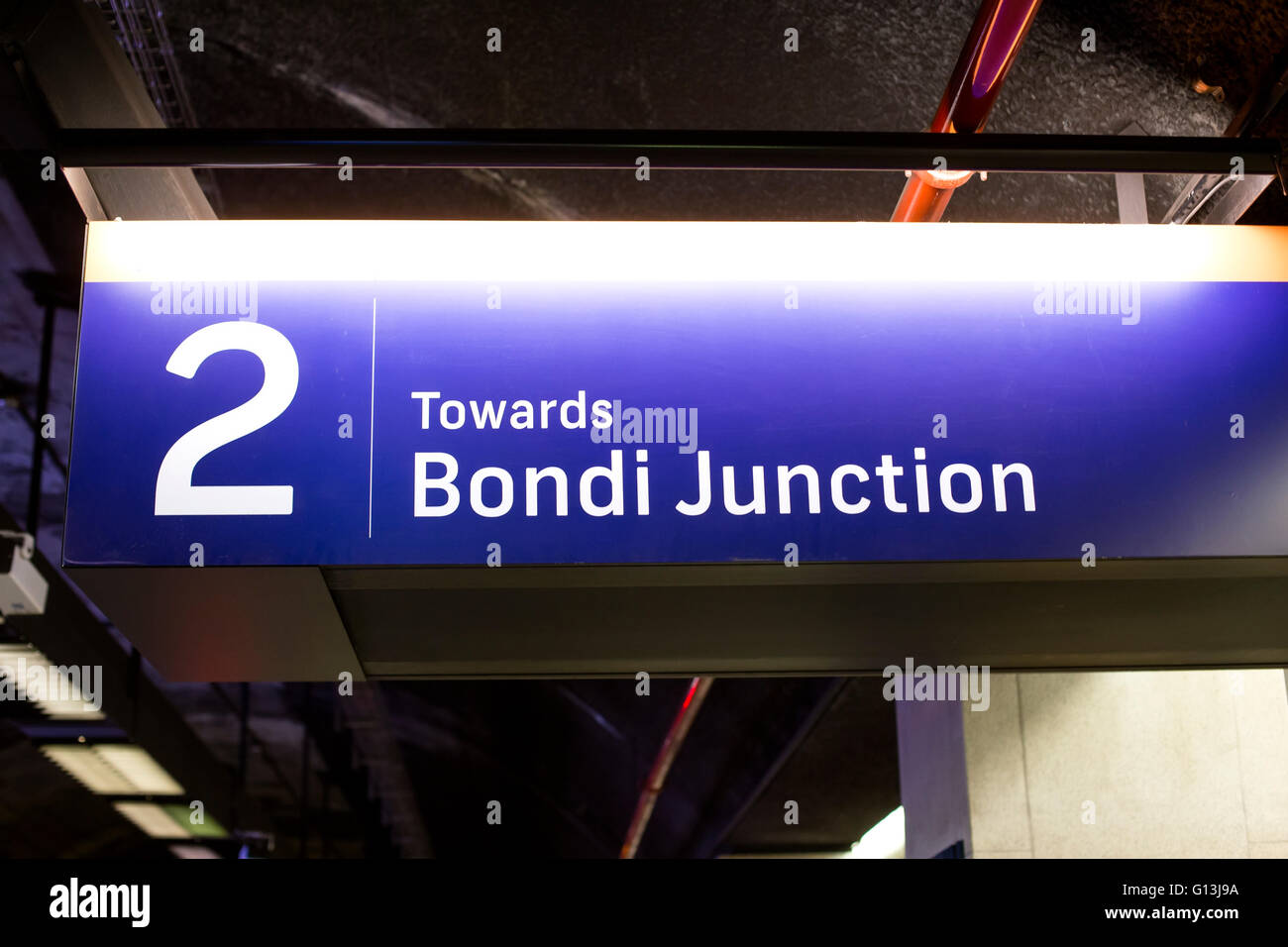 Close view of the metro signs in Sydney, Australia Stock Photo - Alamy