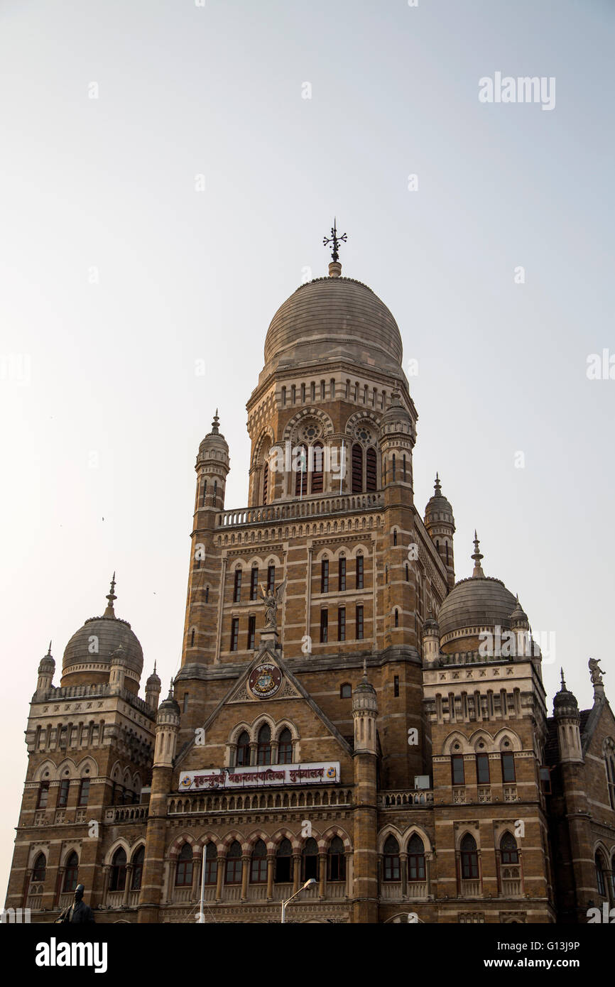 Architecture of mumbai municipal corporation building hi-res stock ...